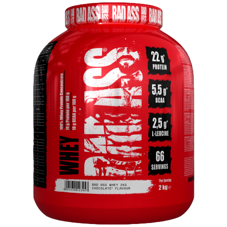 Bad Ass Whey Protein Concentrate 66 serving 2 kg Snikers | Maxmuscle Elite